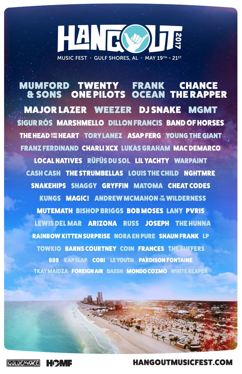 Hangout Music Festival Announces 2017 Lineup
