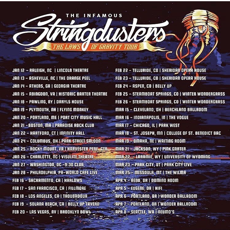 The Infamous Stringdusters Announce Winter & Spring 2017 Tour