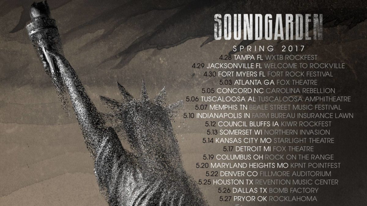 Soundgarden Announces 2017 Spring Tour Dates