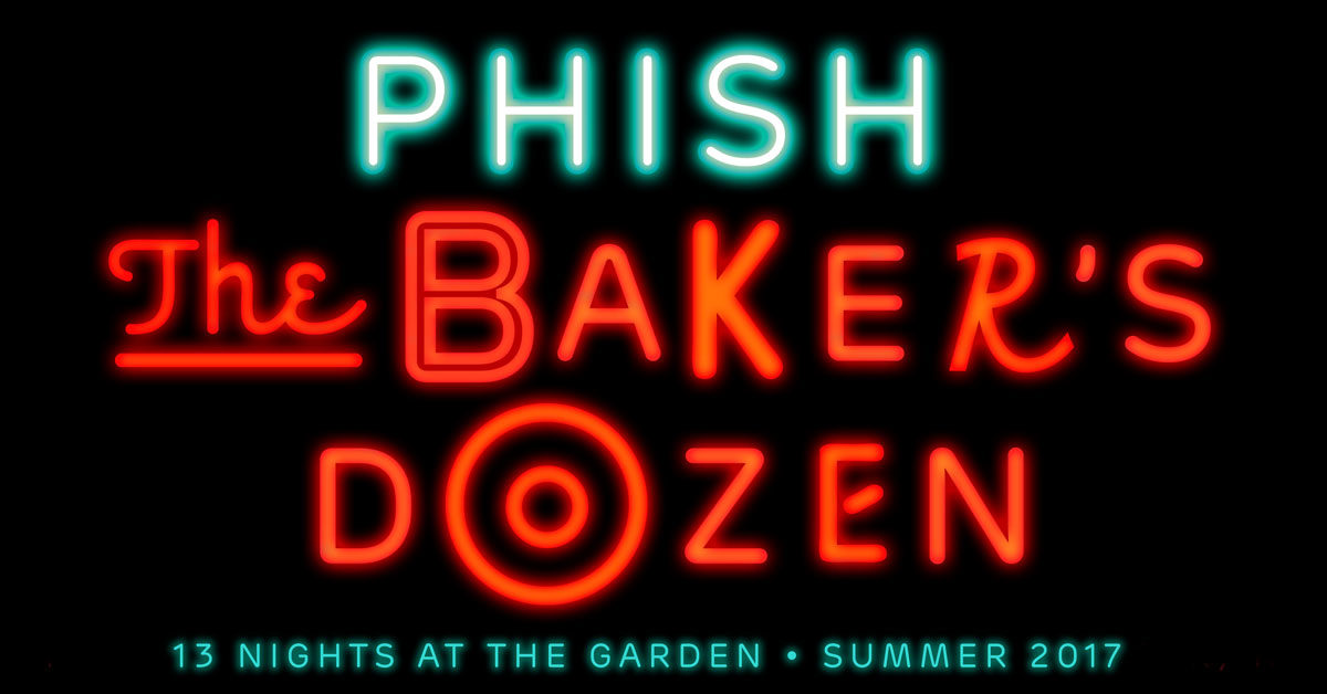 Sirius XM Jam On To Broadcast Phish Baker's Dozen Finale Live From The Garden