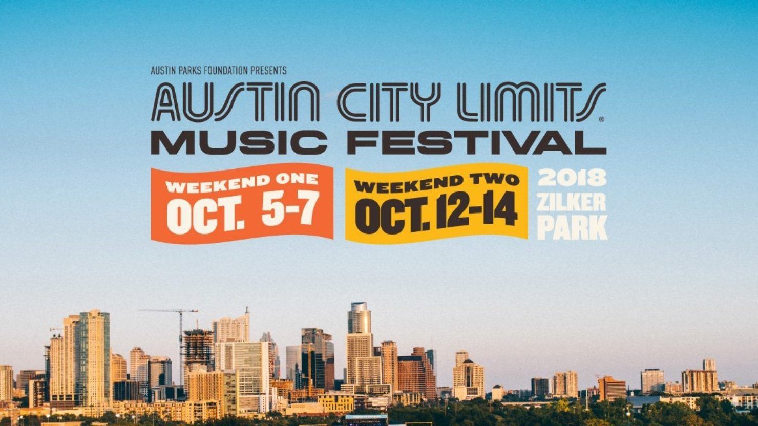Austin City Limits Music Festival Announces 2018 Lineup