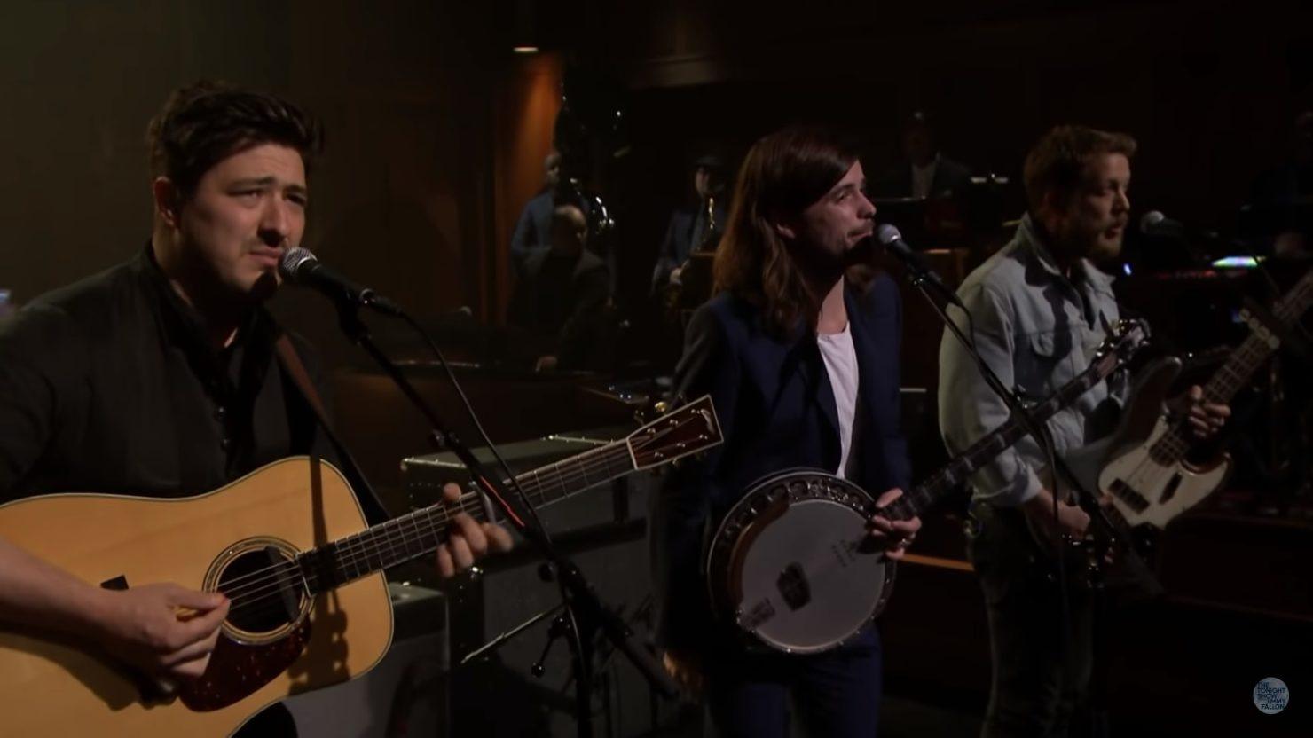 Mumford & Sons Appear On 'The Tonight Show Starring Jimmy Fallon'
