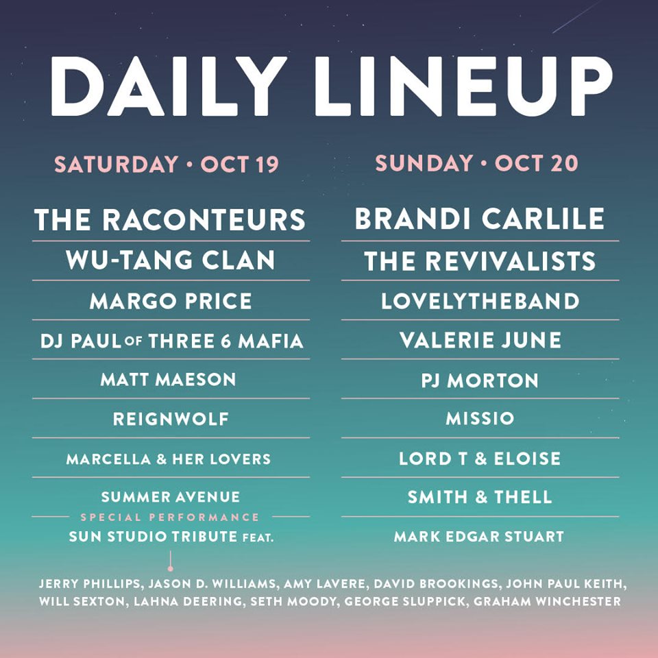 Mempho Music Festival Details 2019 Lineup