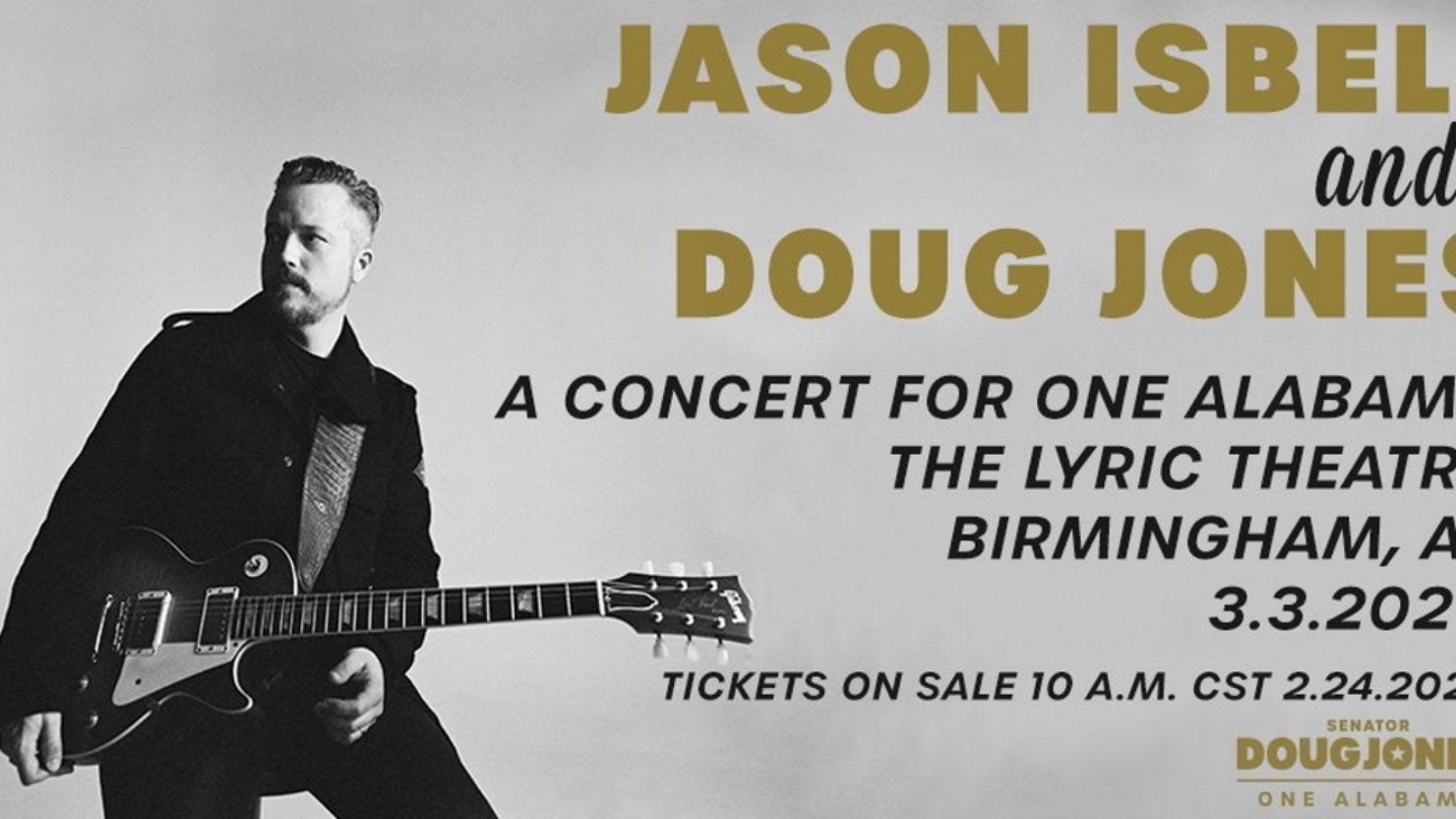 Jason Isbell Announces Concert For Doug Jones Campaign