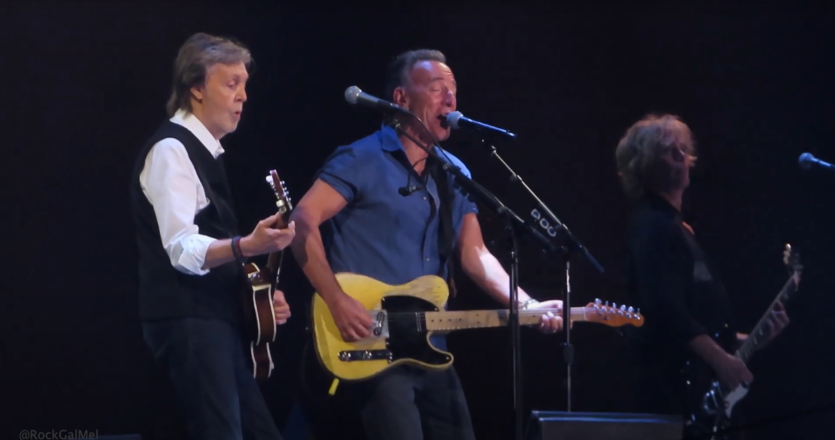 Bruce Springsteen Joins Paul McCartney In New Jersey