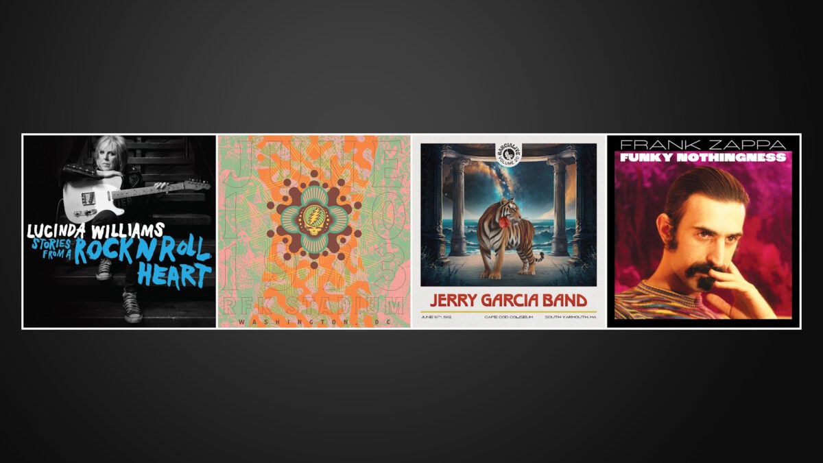 Lucinda Williams, Grateful Dead, JGB & Frank Zappa Among Today's New Releases