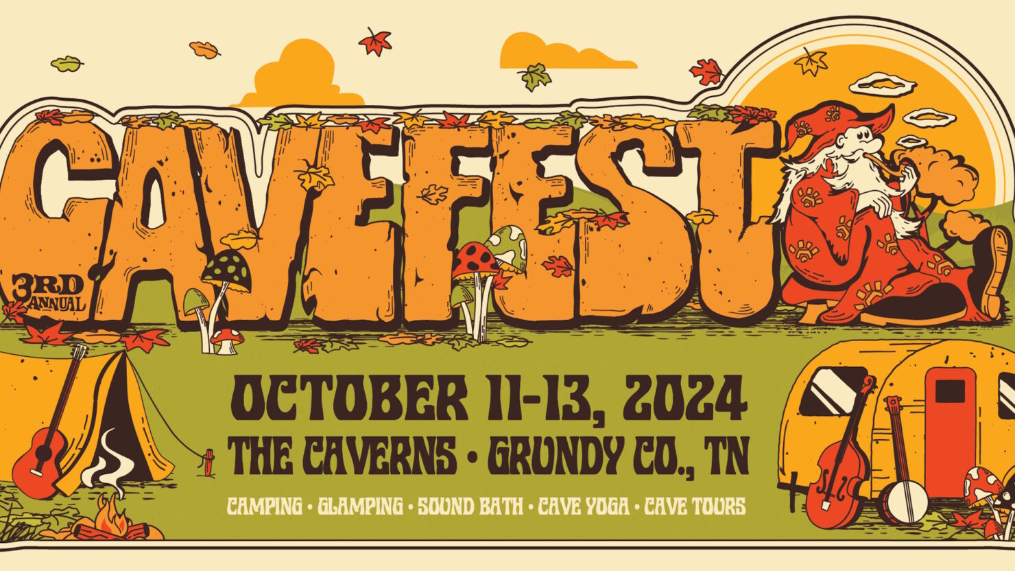 CaveFest At The Caverns Reveals 2024 Lineup: Railroad Earth, Travelin ...