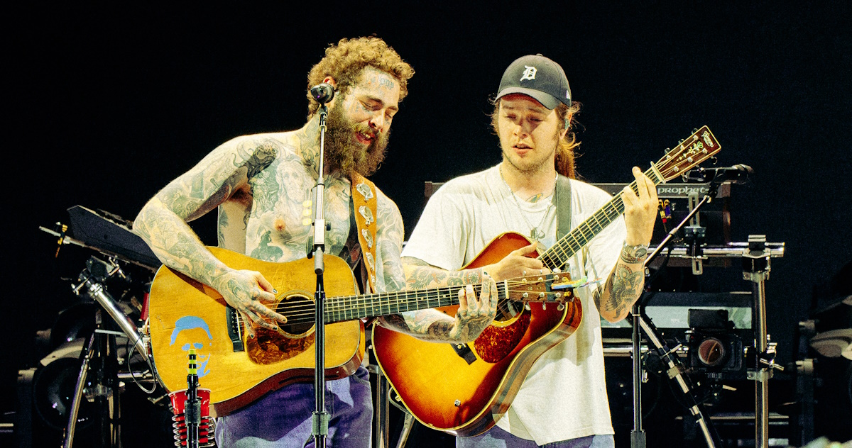 Billy Strings Makes Surprise Appearance With Post Malone At Bonnaroo