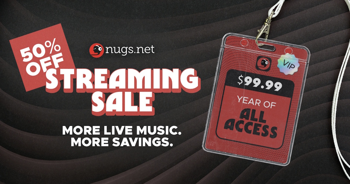 nugs.net Launches New Subscription Tiers & All Access Sale
