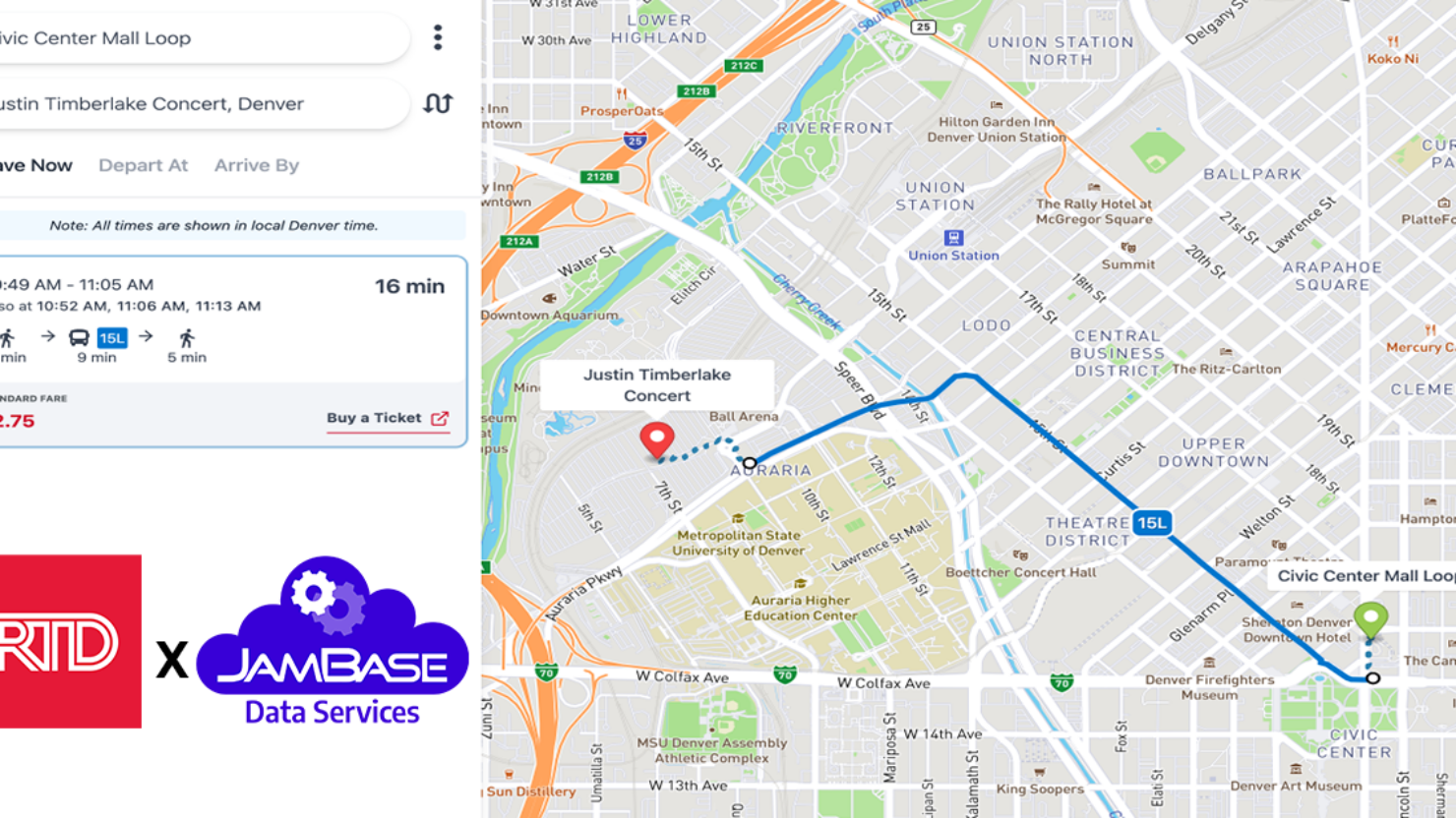 Denver’s RTD Launches Artist-Based Transit Planning With JamBase Integration