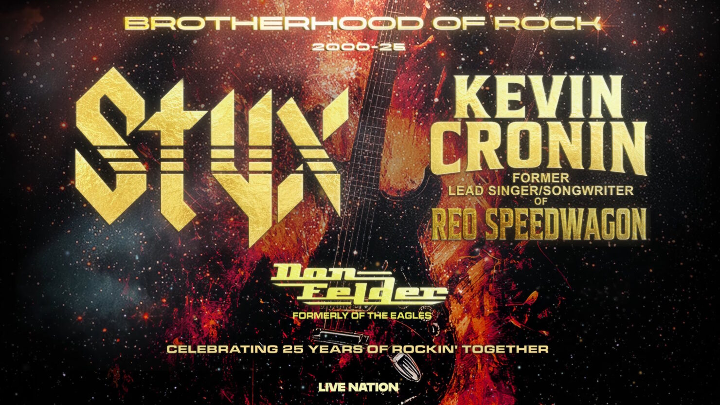 Styx & REO Speedwagon’s Kevin Cronin Confirm Brotherhood Of Rock Tour 2025 With Don Felder