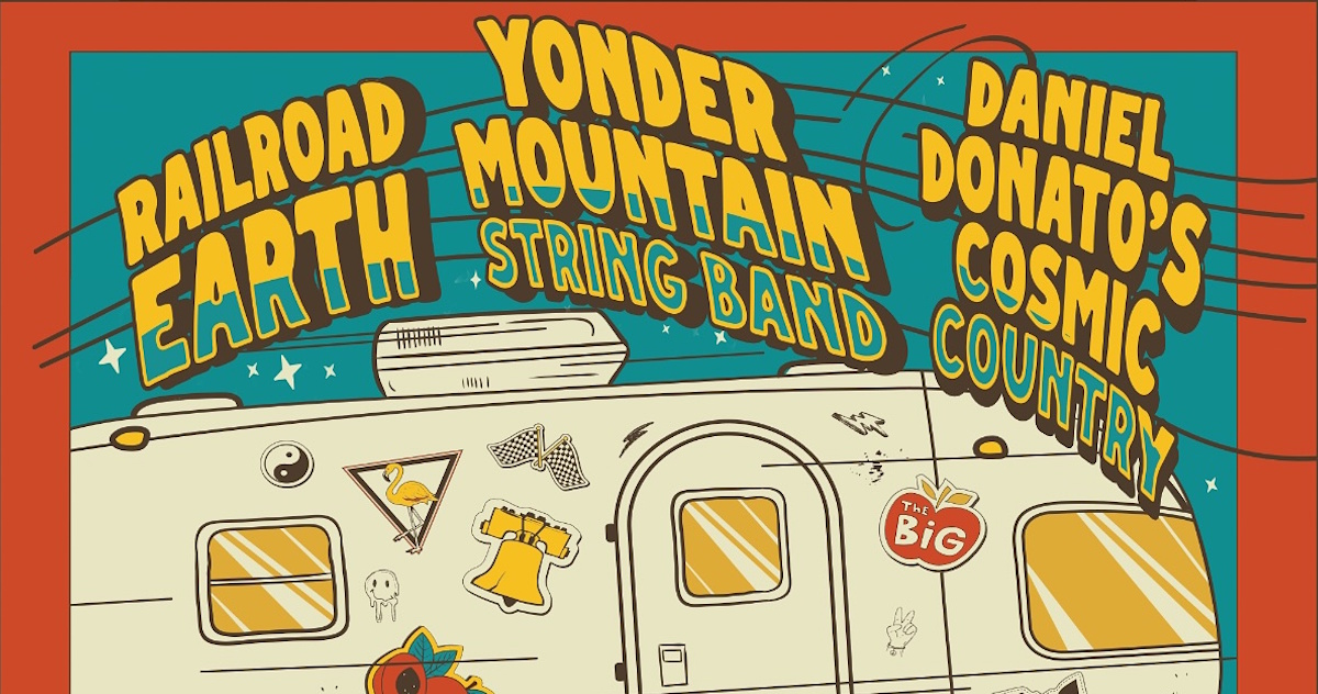 Railroad Earth, Yonder Mountain String Band & Daniel Donato’s Cosmic Country Announce July 2025 Tour