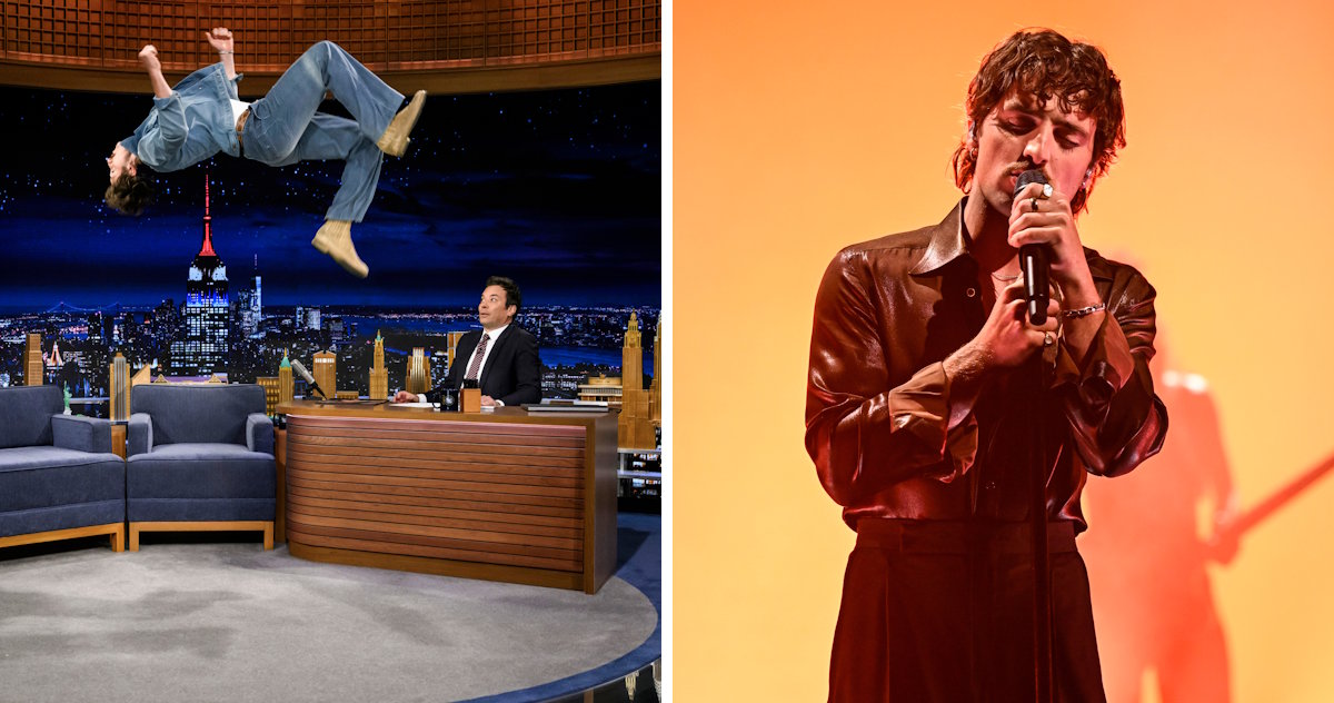 Benson Boone Brings Backflip & Ballad To 'The Tonight Show'