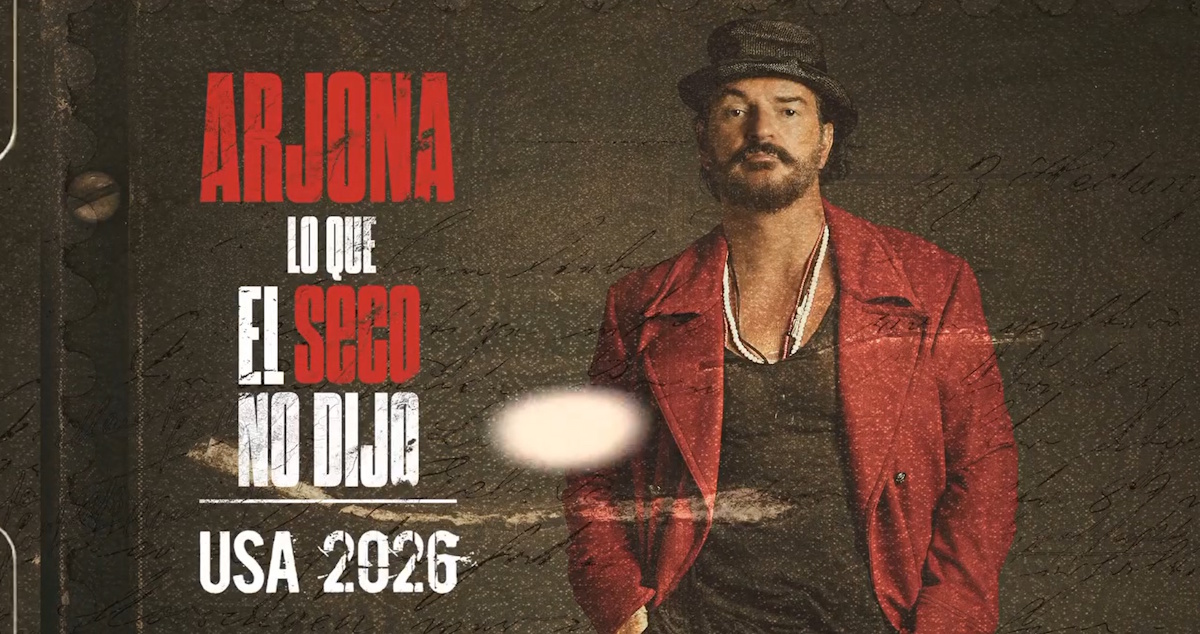 Ricardo Arjona Announces 2026 Lo que el SECO no dijo U.S. Tour Dates
