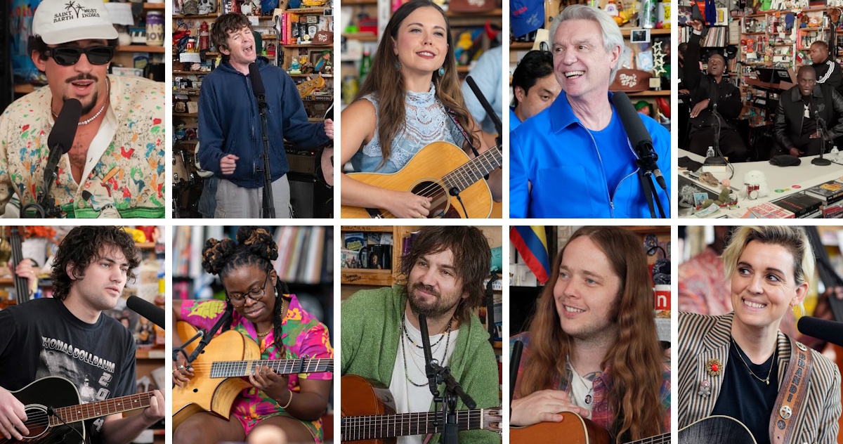 Bad Bunny Brandi Carlile Billy Strings More 10 Top Npr Tiny Desk