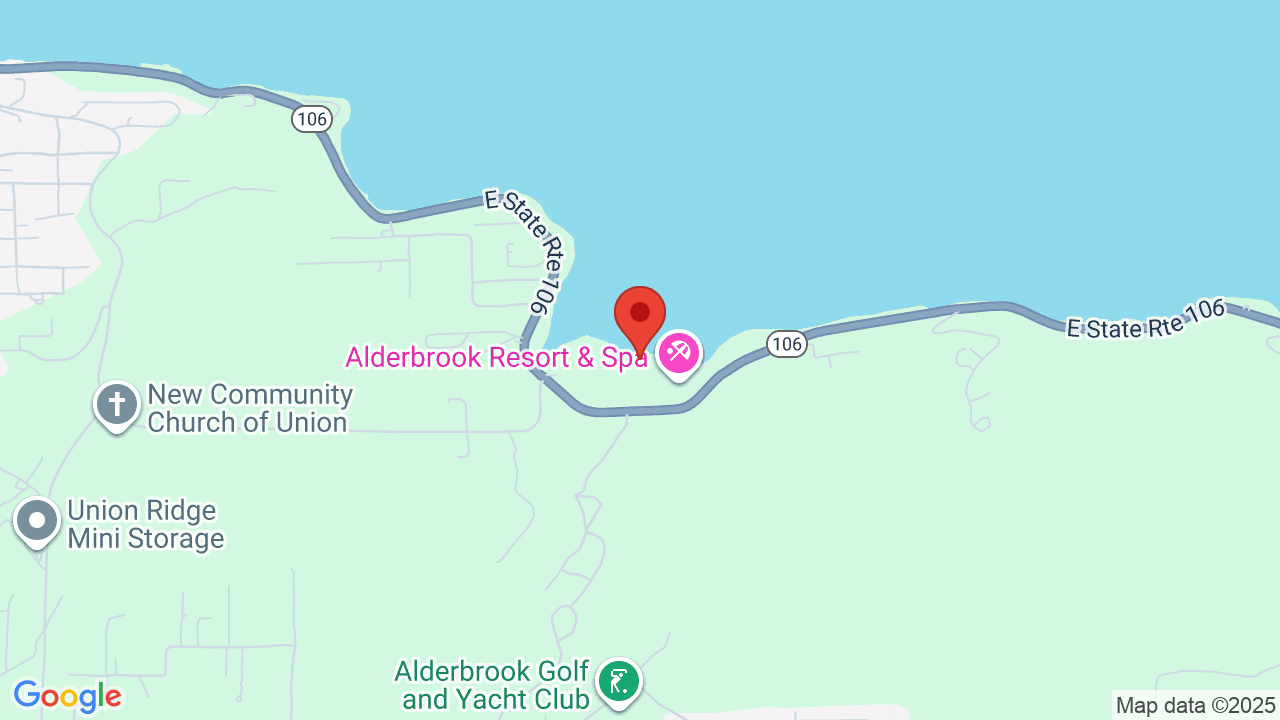 Alderbrook Resort Map